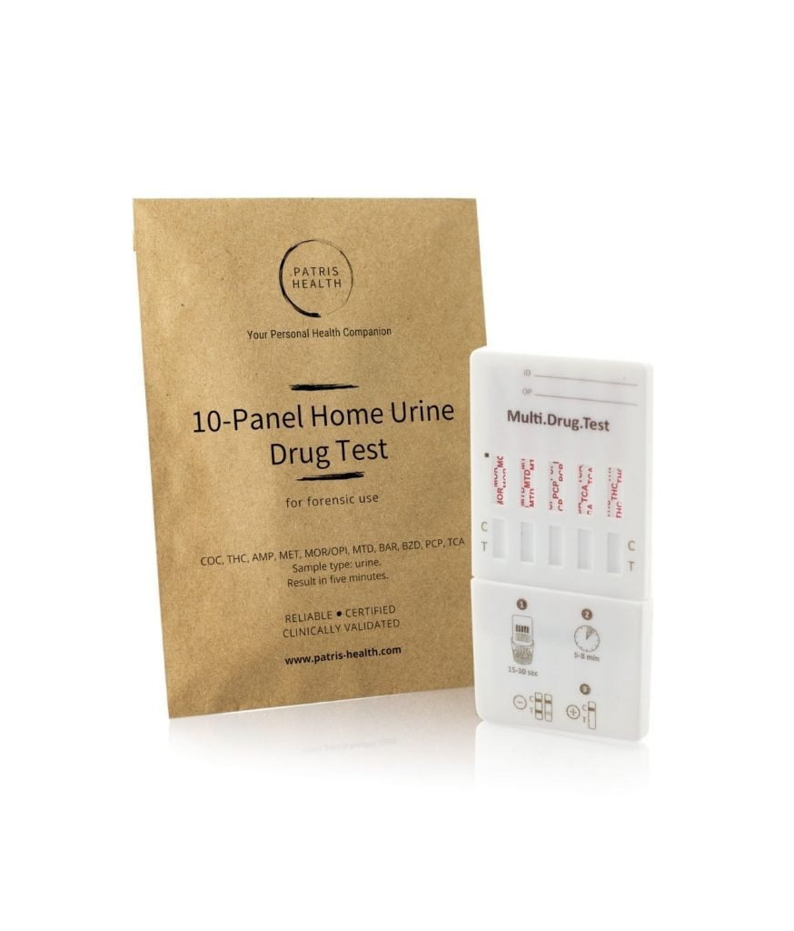 10-Panel Home Urine Drug Test - Forensic-Grade Accuracy